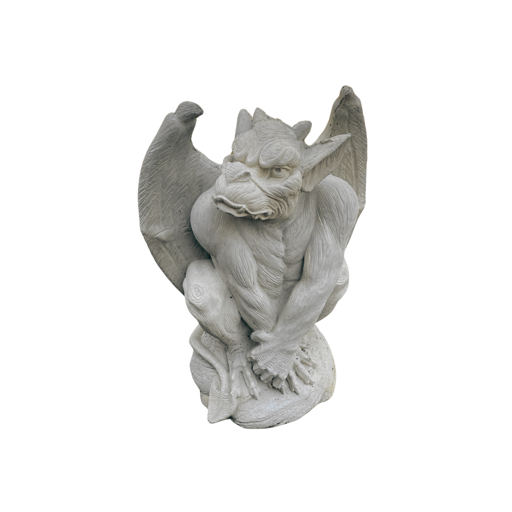 Concrete Gargoyle Statue 19" – White Elephant Mandeville