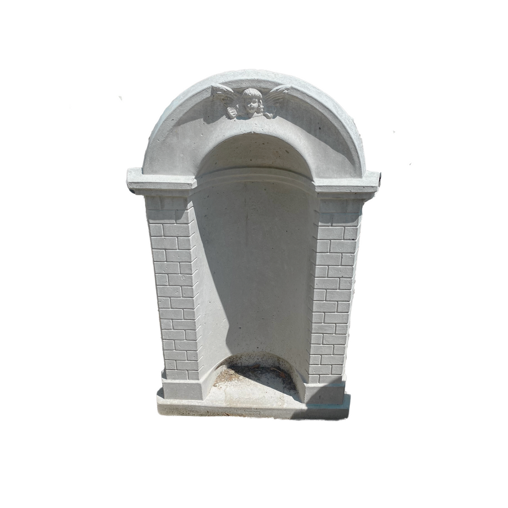 Concrete Grotto Statuary Medium – White Elephant Mandeville