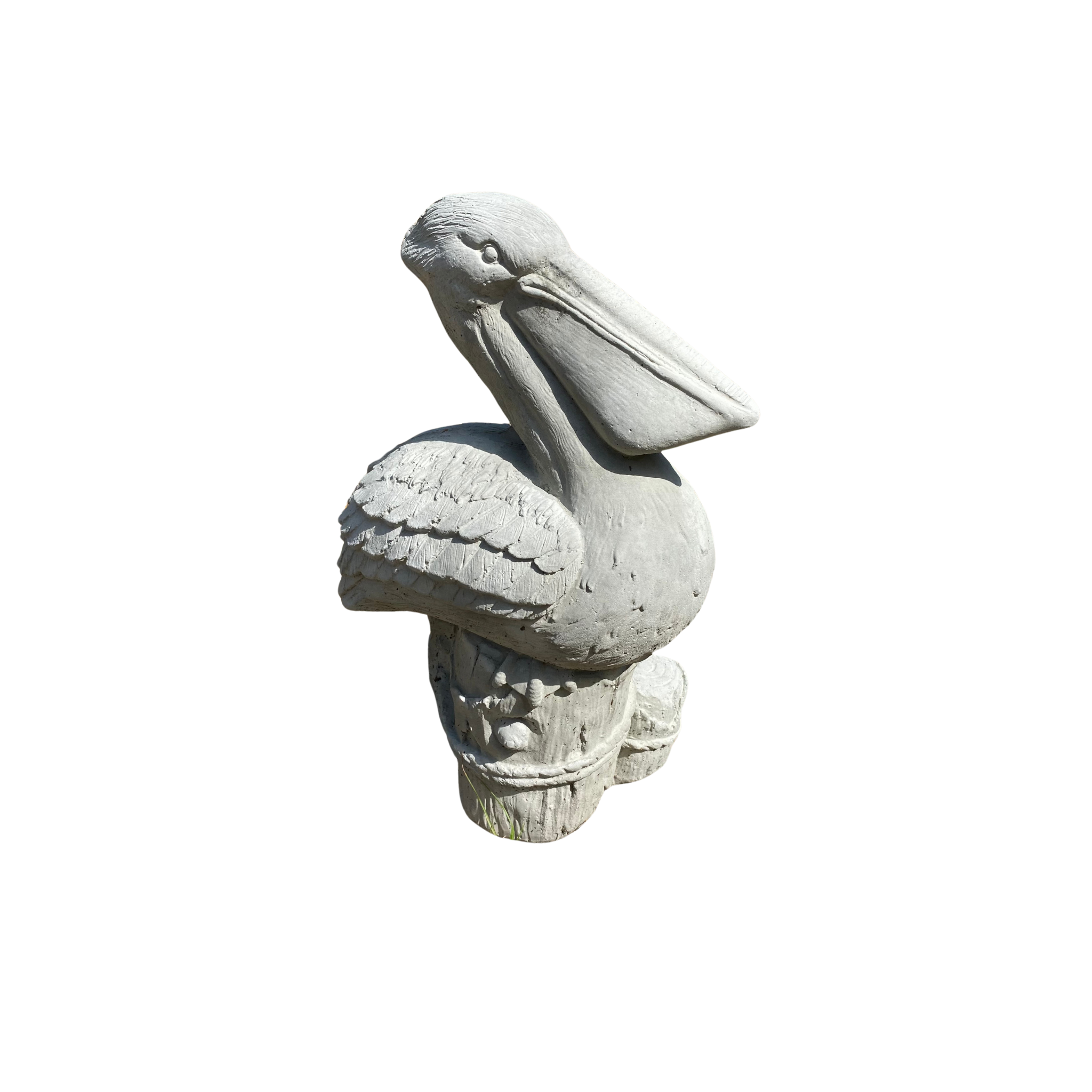 Concrete Pelican Statue 15" – White Elephant Mandeville